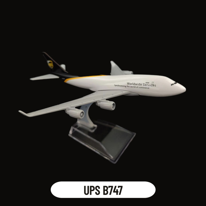 1:400 Metal Aircraft Model Replica UPS B747 Airplane Scale Miniature ...