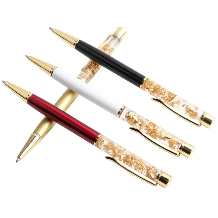 Genkky Pen Crystal Gold Platinum Ball Pens For School Office Gift ...