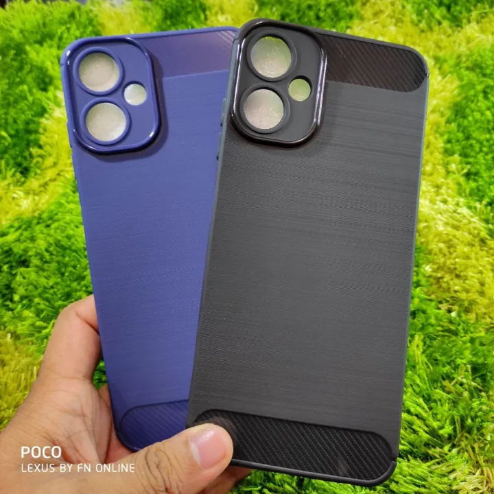 For Symphony Z60, Z60 Plus Silicone Back Cover With Carbon Fiber ...