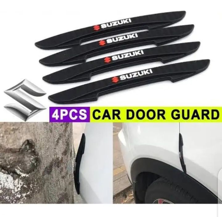 Car Door Edge Gard Strip 4Pc Suzuki Logo Door Gard | Daraz.pk