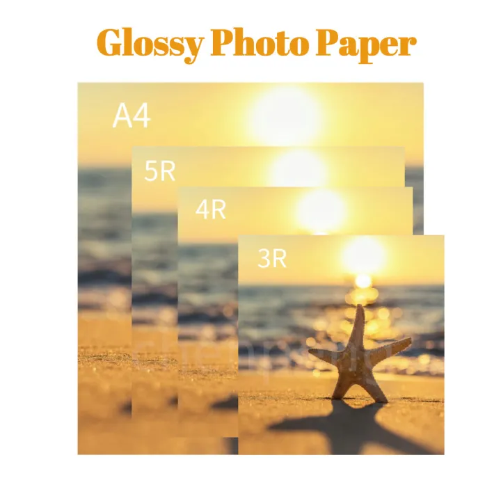 High Glossy Photo Paper Multi Specification 3R 4R 5R A4 Photo Printing ...