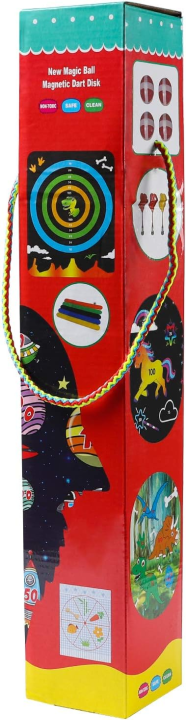 17 Pcs Magnetic Dart Boart Space Theme Double Sided Hanging Dart Board ...