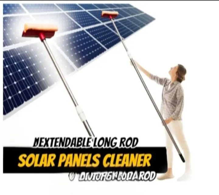 SOLAR PANEL CLEANING WIPER 2-IN-1 HIGH QUALITY PRODUCT 4 TO 8 FEET LONG ...