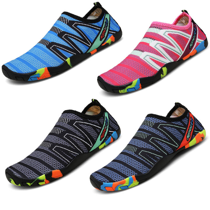 Aqua Shoes Quick Drying Beach Water Shoes Unisex Swimming Aqua Slippers ...