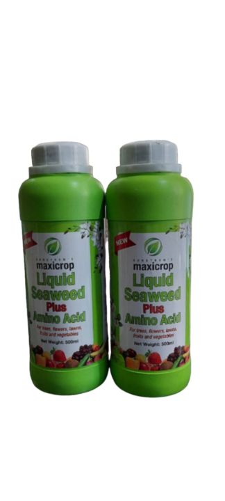 Maxi-Crop Liquid Seaweed Plus Amino Acid Plant Supplement Garden ...