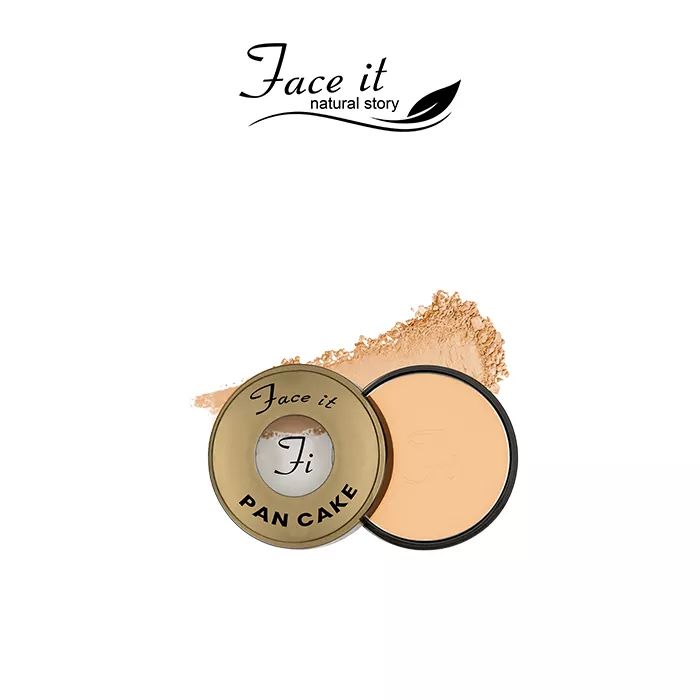 Face It Professional Pan Cake Foundation – Full Coverage, Matte Finish ...