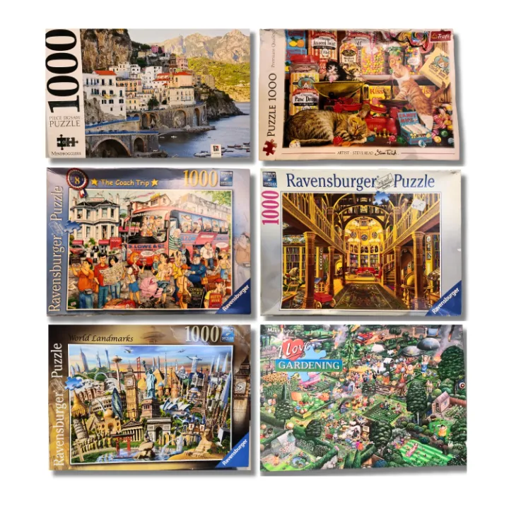 1000 Piece Jigsaw Puzzle - Assorted Designs - High Quality Puzzle for ...