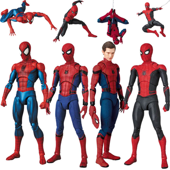 Spiderman Figurine Far From Home Mafex 113 103 047 075 Avengers Spiderman the Amazing Spider Man ...