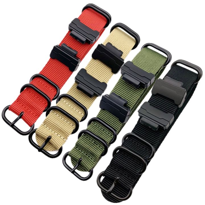 Nylon strap for G-shcok DW-5600 6900 GA-110 GW-M5610 DW-9052/GLS-8900 series strap + 16mm ...