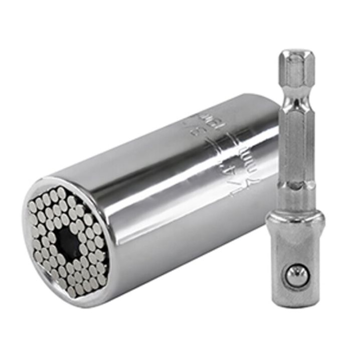 Multifunctional 7 to 19mm Magic Socket Multi Purpose Wrench Extension Rod Electric Hand Drill ...