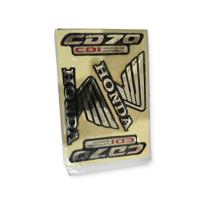 Honda CG 125 Full Sticker Set | CDI Type Decal Kit (Tank & Side Cover ...