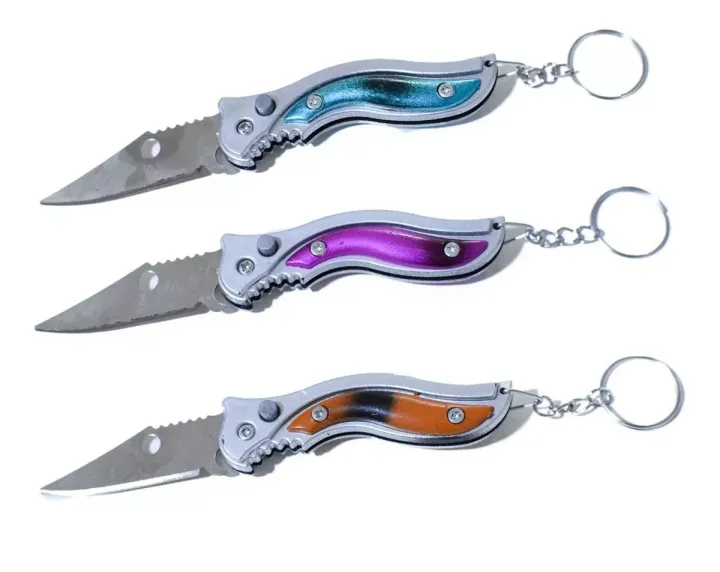Express Deals Hub Mini Gun Knife Keychain Miniature Gift For Boys And ...