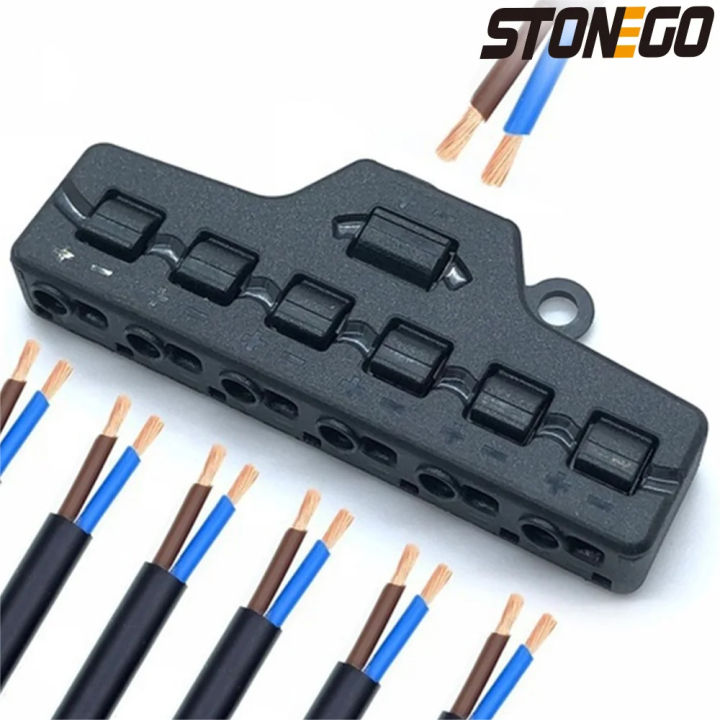 3/6Ports Out Line Splitter Quick Connect Low Voltage Wire Splitter ...