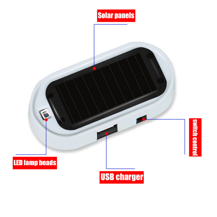 Strobe Signal Security System Universal Light Simulated Alarm Wireless ...