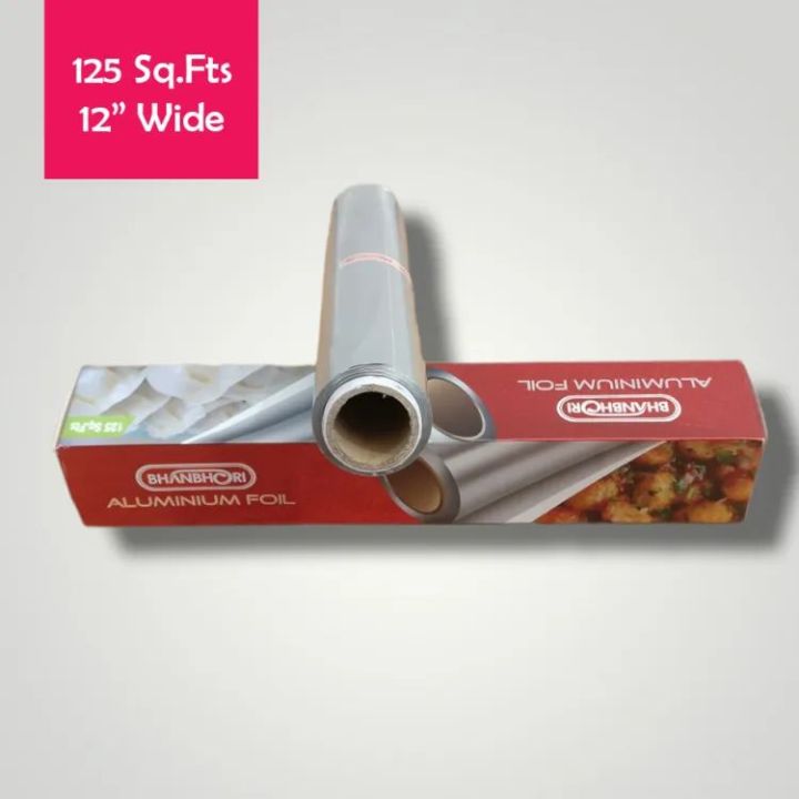 Aluminium Foil Paper 125 Sq Ft Catering Tin Foil Oven BBQ Grill Baking ...
