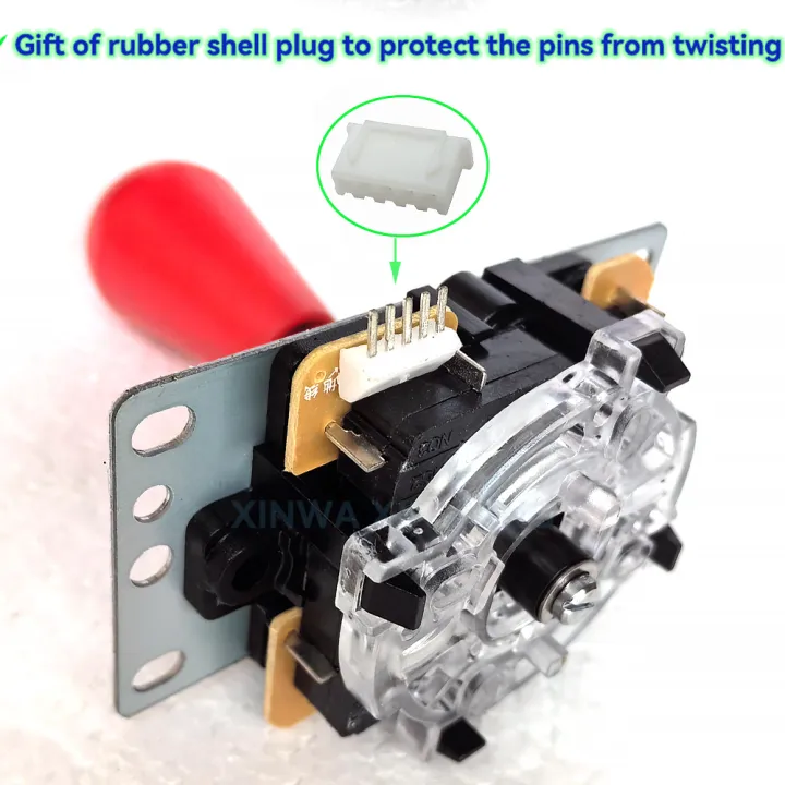 Copy SANWA Joystick With 8 Way Square Restrictor Bat Top For Arcade ...