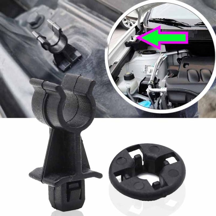 Car Bonnet Hood Support Prod Rod Clamp Holder Retainer Clip for Nissan ...