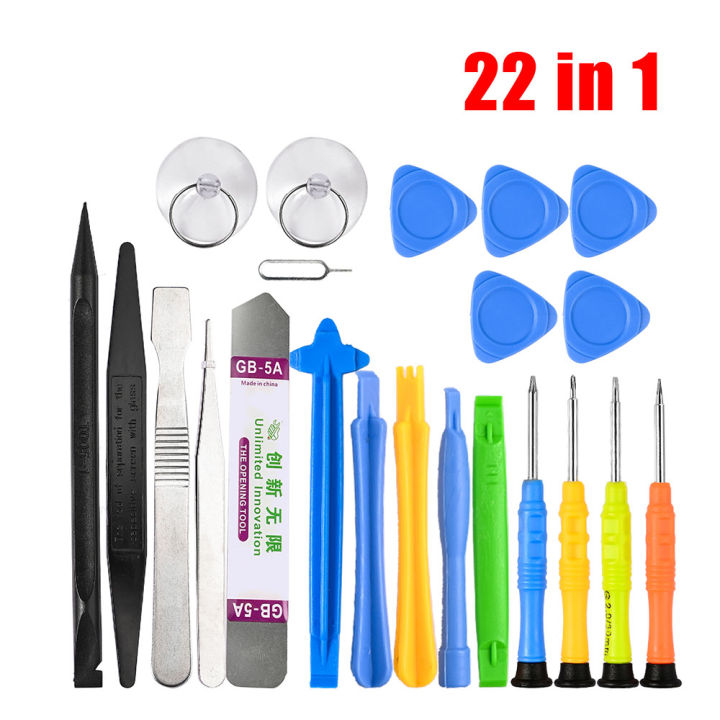 22 in 1 Mobile Phone Repair Tools Kit Spudger Pry Opening Tool ...