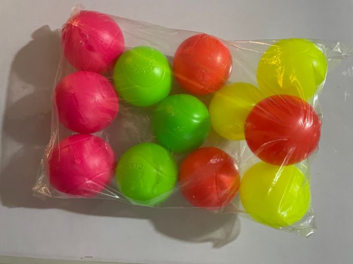 Plastic Hard Ball Set Of 12 Pieces | Daraz.com.np
