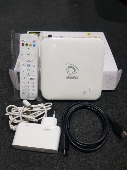 Etisalat Andriod 7 TV Box With Orignal Remote (Used Condition) | Daraz.pk