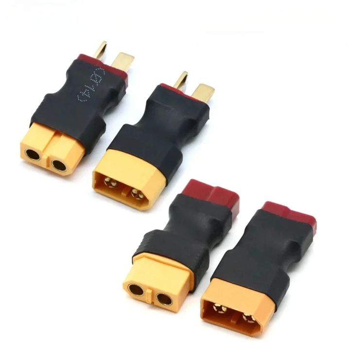 XT60 Male Plug to Dean T Male / T Female Plug to XT60 Female Adapter ...