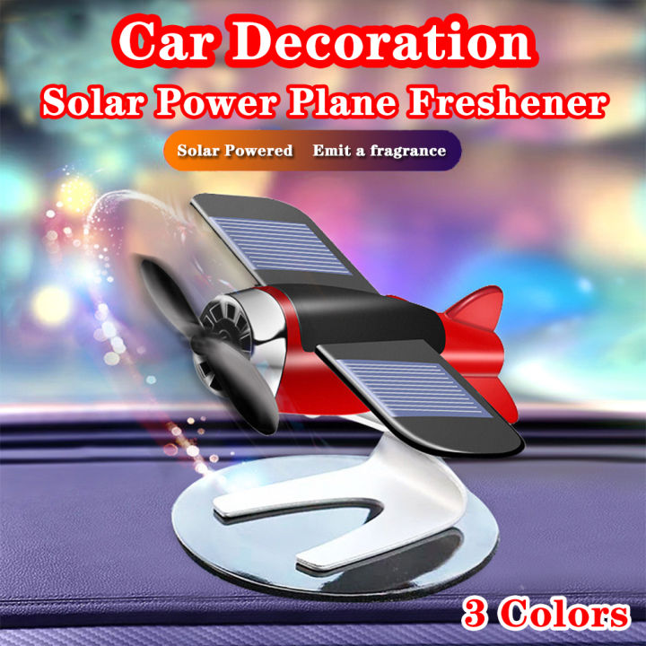Solar-Powered Aircraft Aromatherapy Car Diffuser – Unique Dashboard ...