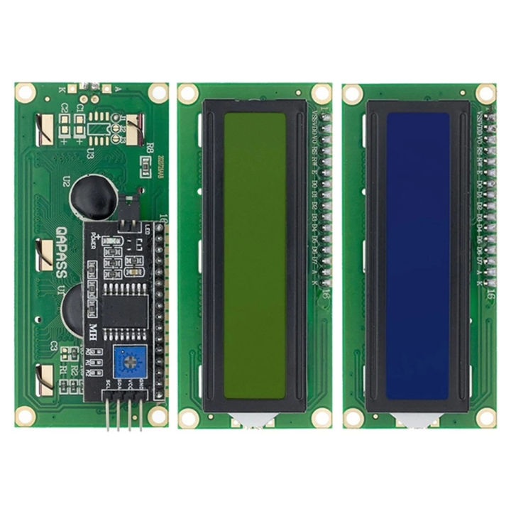 LCD1602 1602 LCD Module IIC I2C Interface HD44780 Display Module Blue ...