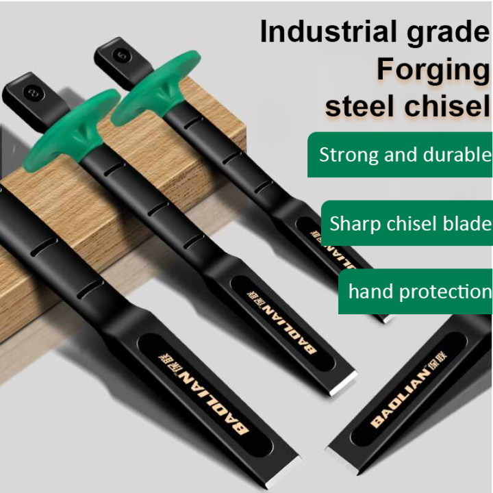 6/8/10/12 Inch Flat Stone Chisel Robust Cold Chisel With Hand Guard ...