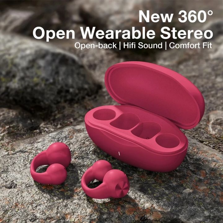 Earring Wireless Earbuds Bluetooth 5.3 Earphone Open Ear Headphones Air ...