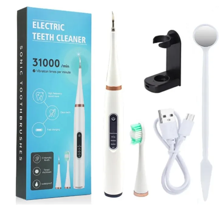 Electric Tooth Whitening Brush Frequency Sonic Teeth Cleaner Dental ...