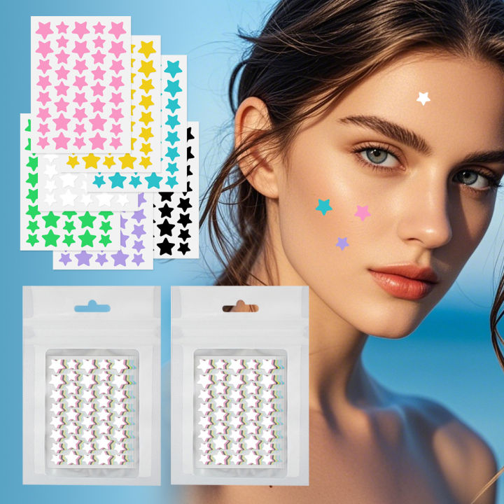 120pcs/280pcs Star Colorful PE Pimple Patches Cute Star Shaped Pimple ...
