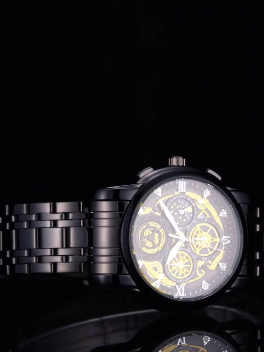 BAISHENG Fashion Casual Quartz Men Watch Luxury Stainless Steel Strap ...