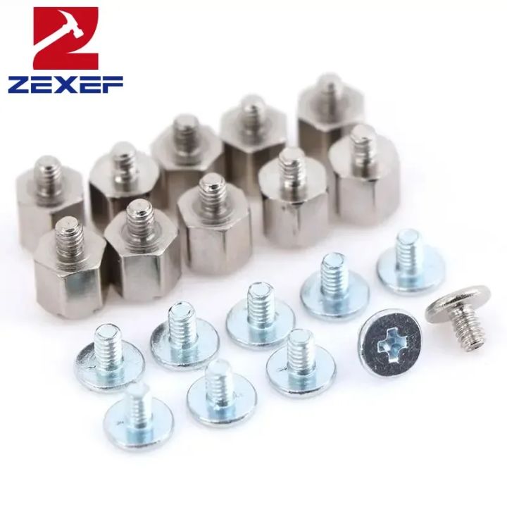 ZEXEF 10 Set Hand Mounting Kits Stand Off Screw Hex Nut for A-SUS M.2 ...