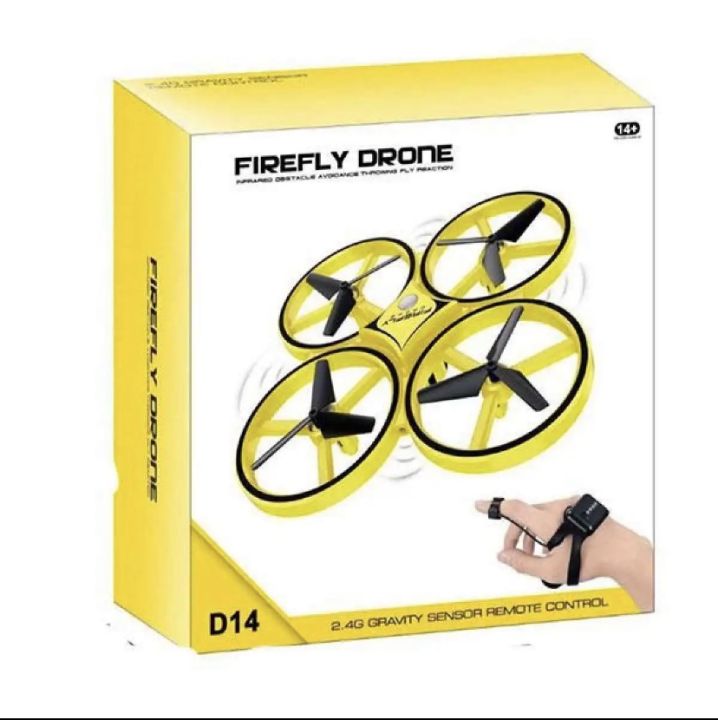 HAND CONTROLLED Drone - TRACKER RC LED Aircraft for Kids - Drone for ...