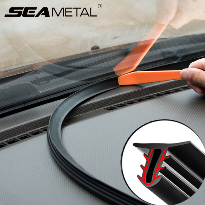 SEAMETAL Car Sealing Strips Dashboard Stickers Decoration Auto Rubber ...