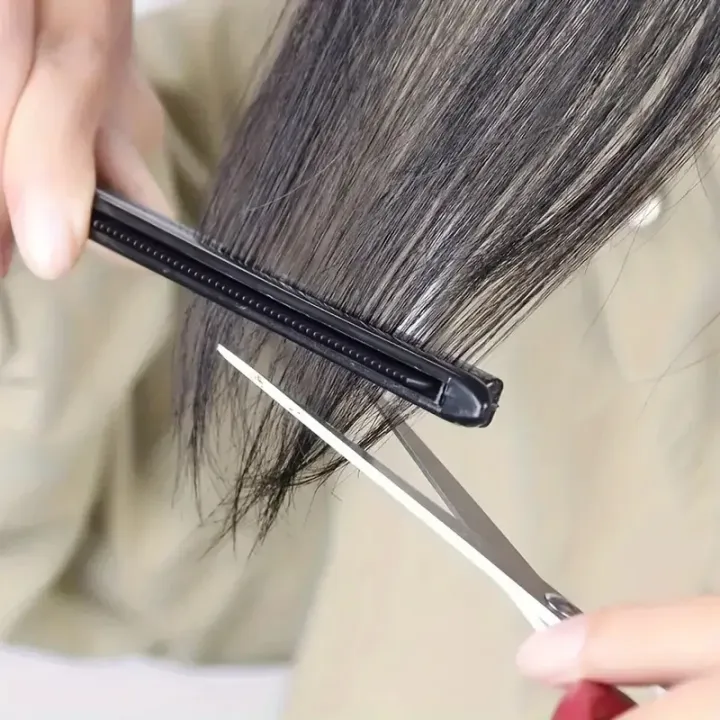 Hairdressing V-Comb Messy Hair Finishing Straightening Splint Comb ...