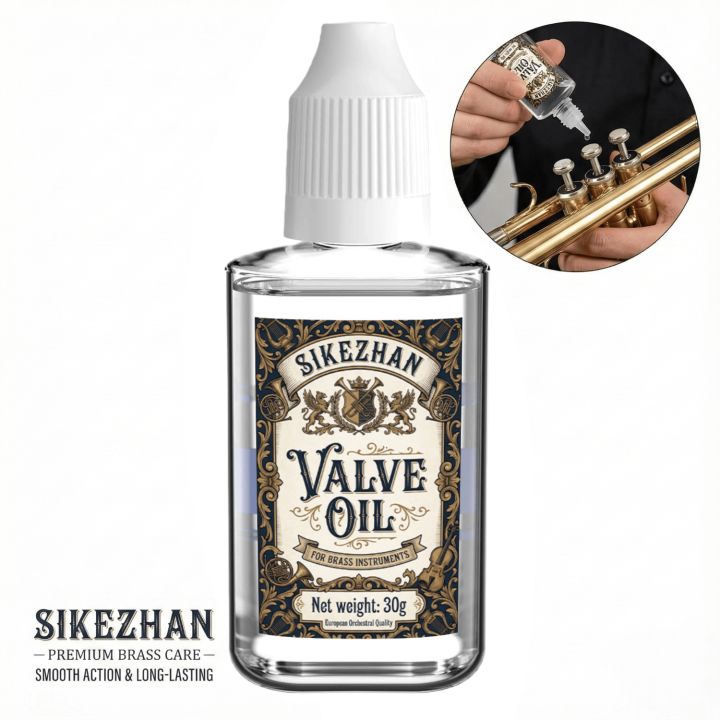 Premium Brass Valve Oil for Trumpet Trombone Tuba - Long-Lasting Piston ...