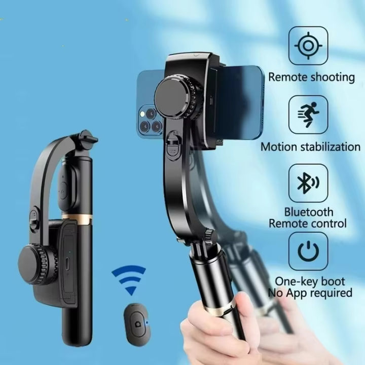 Hand-held Remote Control Anti-shake Selfie Stick Live Stabilizer Mobile ...