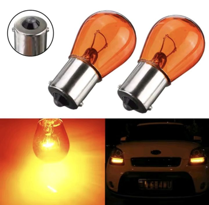 10pcs Amber Orange Indicator Signal Turn Van Car Light Bulbs 12v | Daraz.lk
