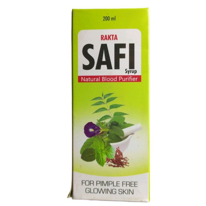 Safi Syrup 200ML For Pimple Free Glowing Skin Natural Blood Purifier ...