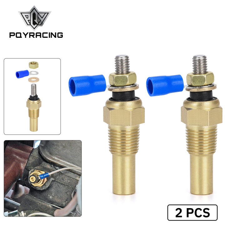 2 Pieces 12V 1/8 NPT Racing Car Oil Temp Sensor Water temperature ...