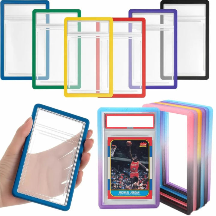 35PT Grade Graded Card Slab Gradient Silicone TPU Bumper Case Guard ...