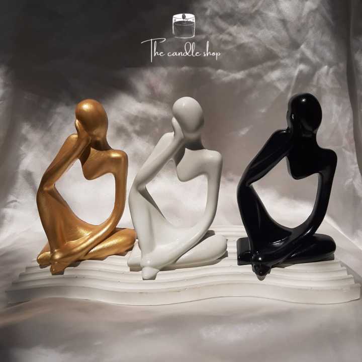 Abstract thinking statue for home decor, home decoration, side table decoration, decoration ...