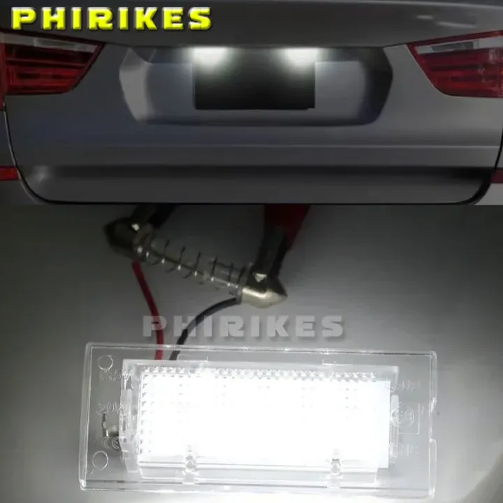 Car Number License Plate Light Lamp LED Lights for BMW X5 E53 X3 E83 ...