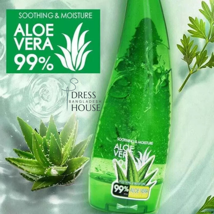 Aloe Vera Soothing Gel Nature Soothing Gel Moisture 99% Aloevera Soothing Gel | Daraz.com.bd