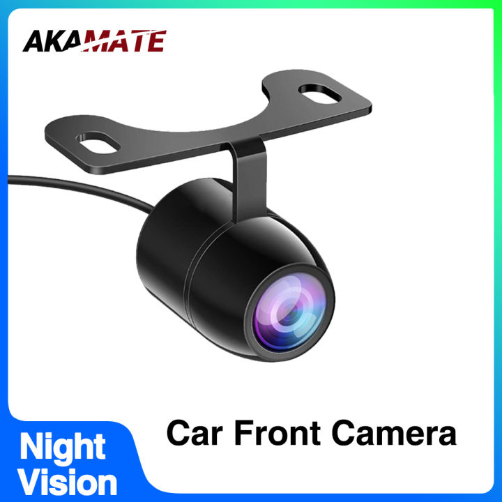 AKAMATE Front View Camera 720P Car Night Vision Waterproof Parking Camera Wide Angle Vision for ...