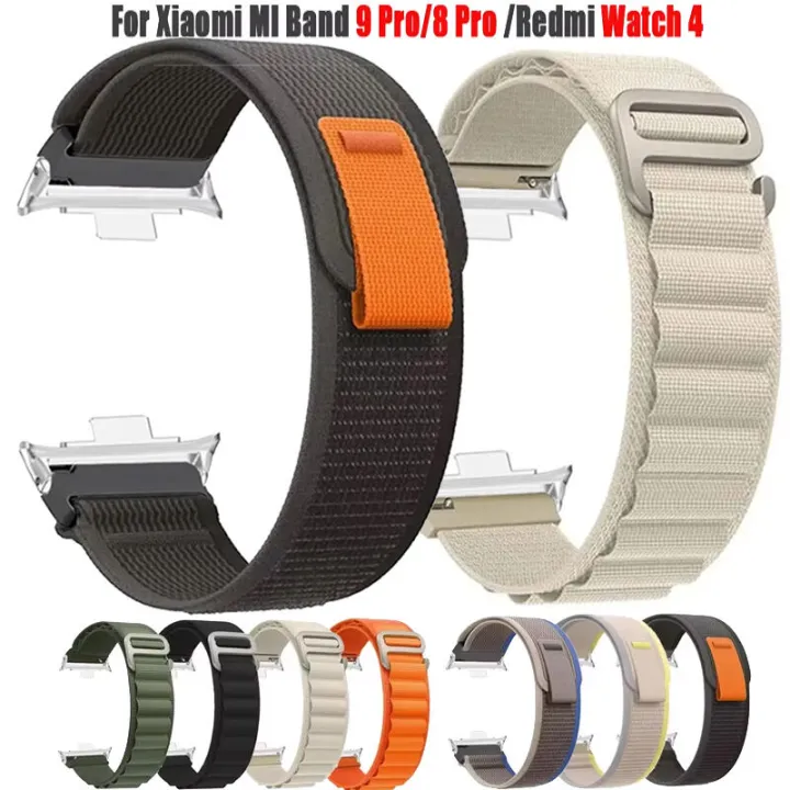 Alpine Nylon Loop Strap For Xiaomi Mi Band 9 Pro/8 Pro Adjustable ...