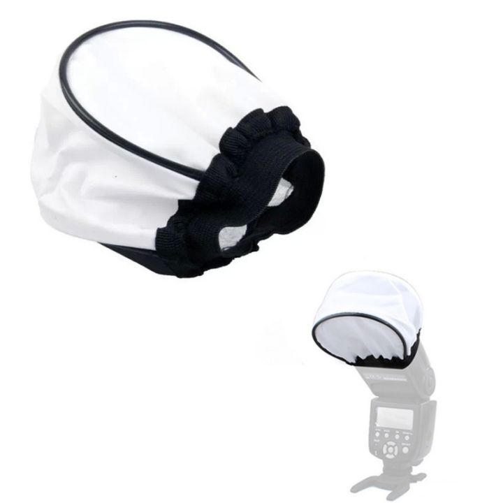 1pcs Universal New Flash Bounce Diffuser Camera Soft Box Cover dome For all camera | Daraz.lk