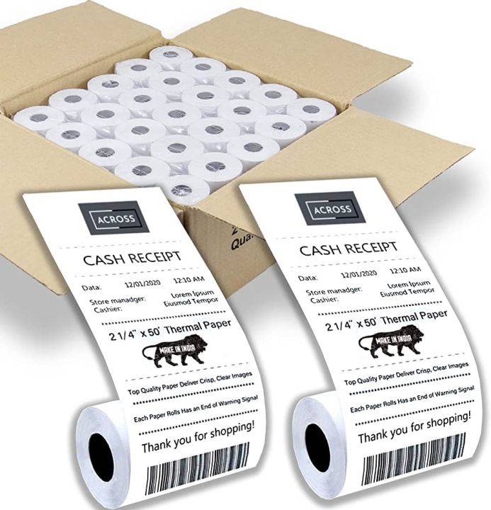 Bus Ticket Roll Paper 2 inch / 58mm (5pcs)(F_loverS) | Daraz.lk