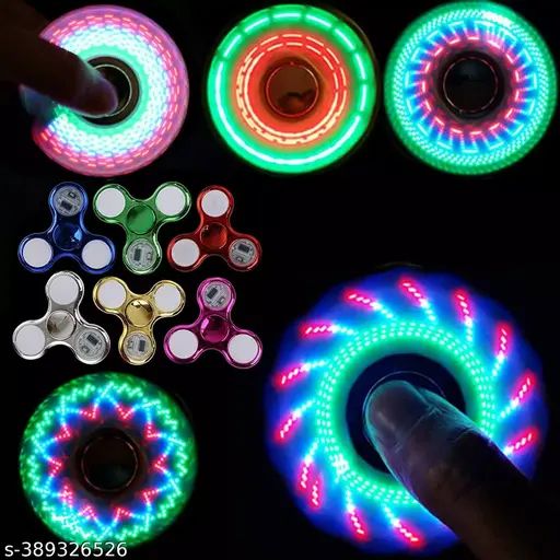 FLASH LIGHT SPINNER FOR KIDS || Plating LED Flash Light Various Glow ...
